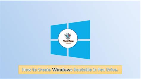 How To Create Windows Bootable In Pen Drive YouTube