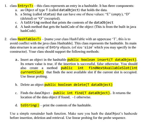 1 class entry t − this class represents an entry in