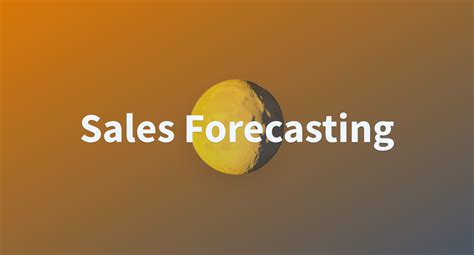 Sales Forecasting A Hugging Face Space By Circhastic