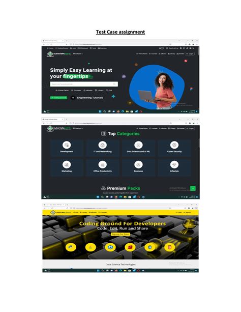 193 15 13543 Test Case Assignment Test Case Assignment Test Case Assignment Tutorialspoint Ui