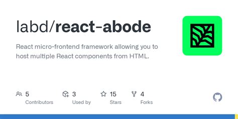 GitHub Labd React Abode React Micro Frontend Framework Allowing You To Host Multiple React