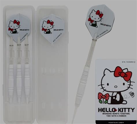 Hello Kitty Limited Darts Set With Dartslive Card Sports Equipment Other Sports Equipment And