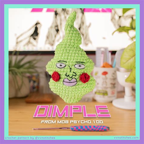 Dimple Mob Psycho 100 Crochet Pattern Vvn Stitches