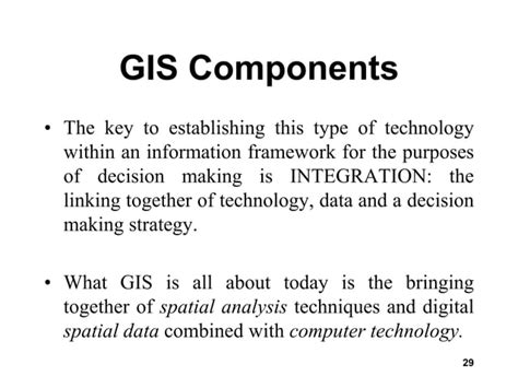 Introduction To GIS Basic Principles And Description PPTX