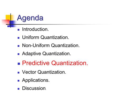 Ppt Survey Of Quantization Powerpoint Presentation Free Download Id 725091