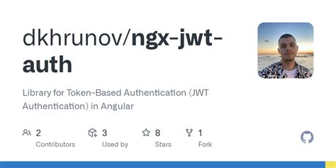 Github Dkhrunov Ngx Jwt Auth Library For Token Based Authentication Jwt Authentication In