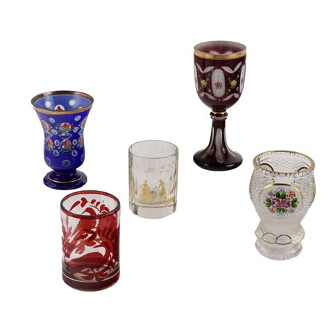 Vintage Drinking Glasses Set Of 5 For Sale At Pamono