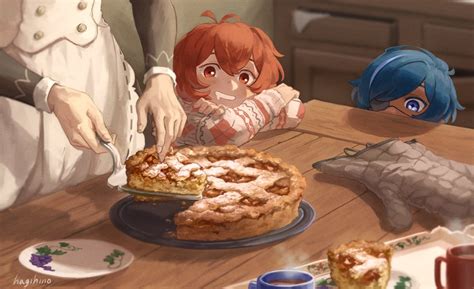 Diluc Kaeya And Adelinde Genshin Impact Drawn By Hagihino Danbooru