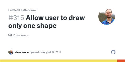 Allow User To Draw Only One Shape Issue Leaflet Leaflet Draw