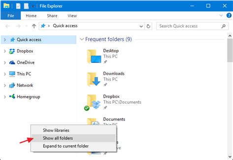 How To Show The Control Panel And Recycle Bin In The Windows File