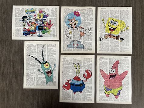 Spongebob Characters Poster