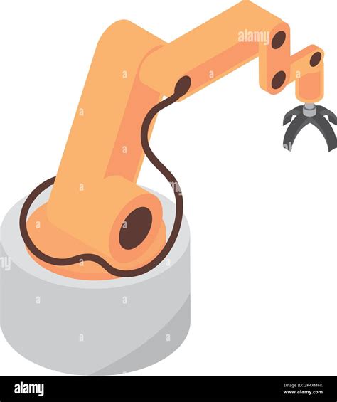 Isometric Robotic Arm Industrial Stock Vector Image And Art Alamy