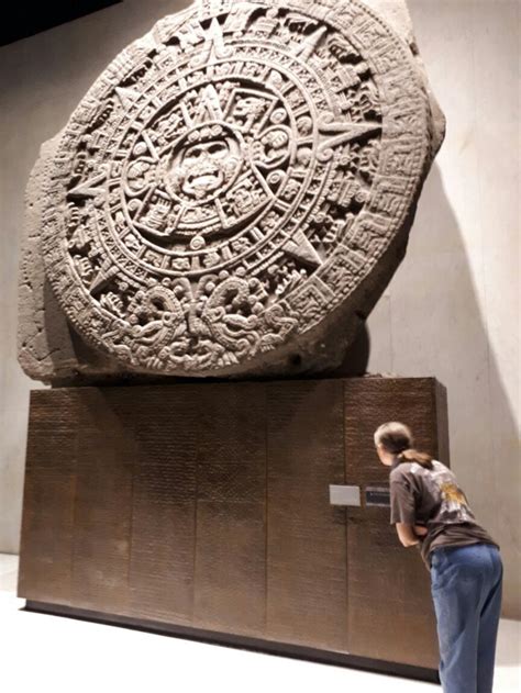 Aztec Calendar Piedra Del Sol Museo De Antropología México Photo