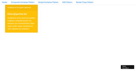 React Patterns With Redux Forked Codesandbox