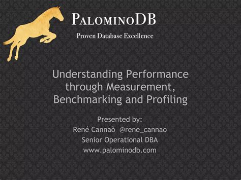Understanding Mysql Performance Through Benchmarking Ppt