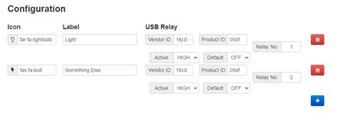 USB Relay Control