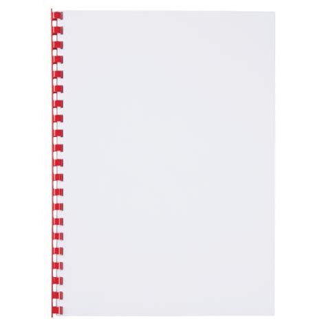 Gbc Combbind Binding Comb A4 10mm Red Acco4028215 Binding Combs