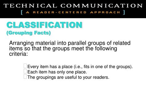 Ppt Effective Organizational Patterns In Technical Communication
