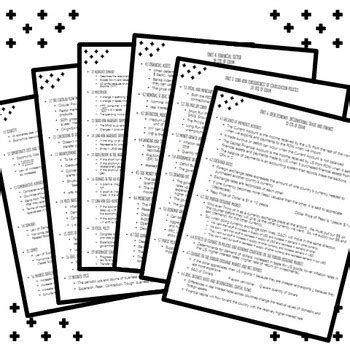 AP Macroeconomics Unit Pages By Mrs McCarthy Economics TPT