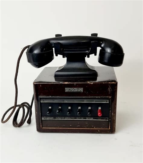 Dictograph Telephone Intercom Switchboard Curious Science