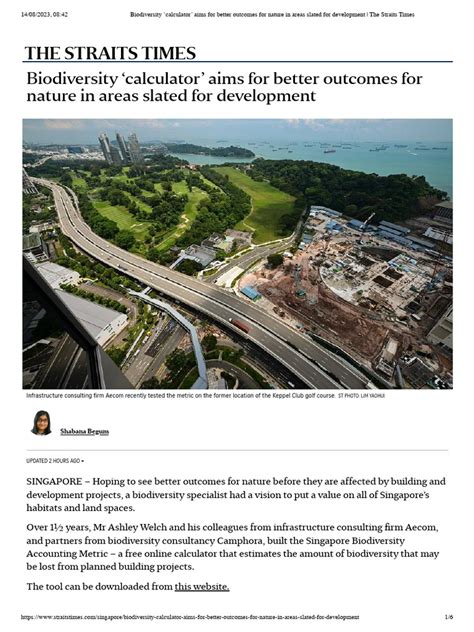 Biodiversity Calculator Aims For Better Outcomes For Nature In Areas Slated For Development