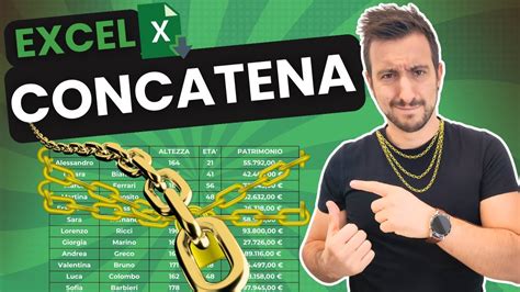 Concatena In Excel Esercizi E Trucco Corso Excel YouTube