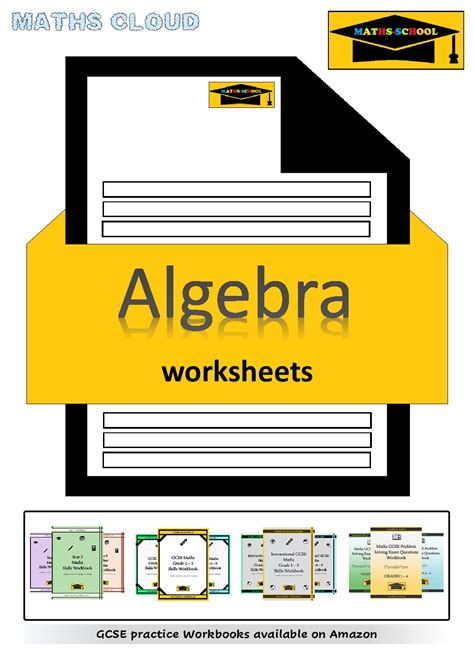 70 Algebra Topic Worksheets For Gcse And Igcse Complete With Answers Teaching Resources