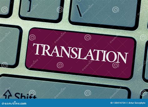 Handwriting Text Writing Translation Concept Meaning Process Of