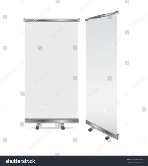 빈 롤업 배너 디스플레이 벡터 그림입니다 스톡 벡터로열티 프리 334729190 Shutterstock
