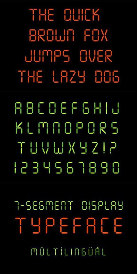 Font That Looks Like 7 Segment Display Lasopapartners