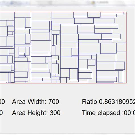 A Calculated Bin Packing Solution Download Scientific Diagram