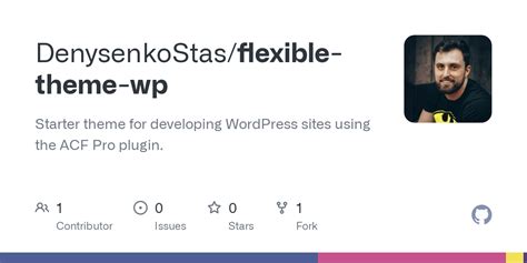 Github Denysenkostasflexible Theme Wp Starter Theme For Developing