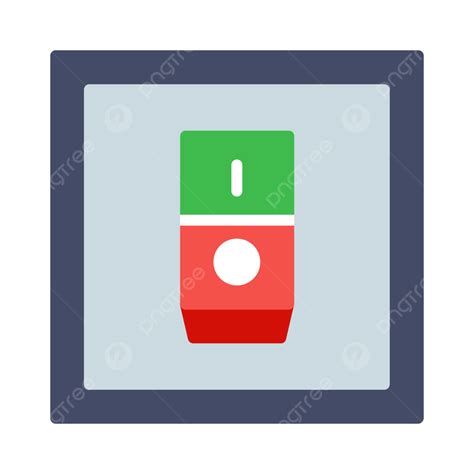 Switch Flat Icon Vector Off Light Switch Png And Vector With