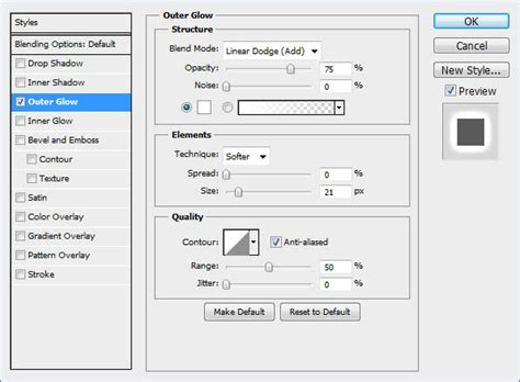 How To Apply Outer Glow To Layer Styles In Photoshop