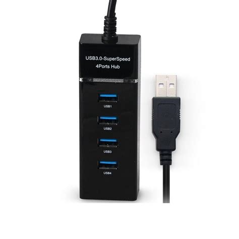Universell 4 I 1 Usb 3020 Hub Til Ps4ps4 Slank Høyhastighetsadapter