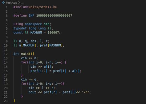 Prefix Sum Array Rstrangecode