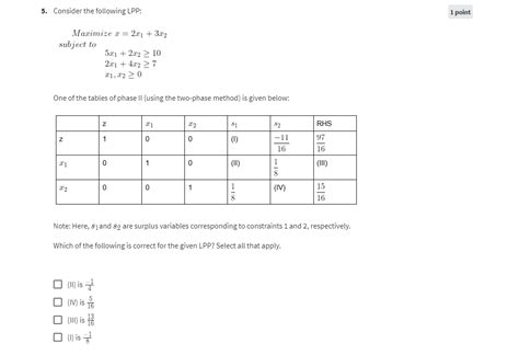 solved consider the following lpp maximize x 2x1 3x2subject