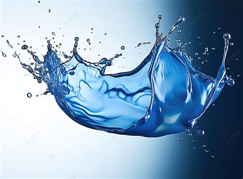 물이 튀다 파란색 사진 누끼 단순 모션 배경 일러스트 및 사진 무료 다운로드 Pngtree