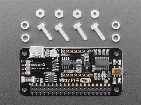 witty pi 4 mini rtc si managementul alimentarii pentru raspberry pi