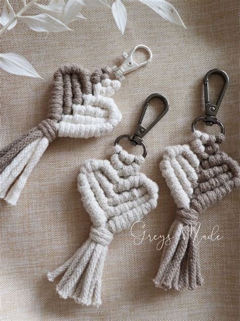 macrame pattern pdf paracord keychain diy instant download etsy artofit