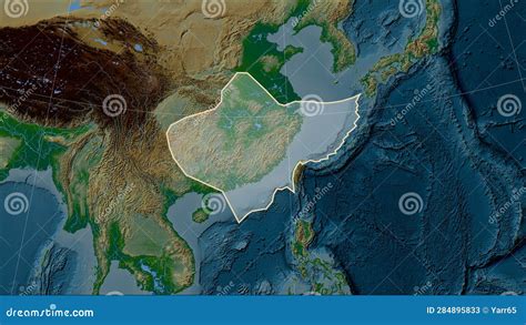 Yangtze Tectonic Plate Physical Map Stock Illustration Illustration Of Quake Earthquake