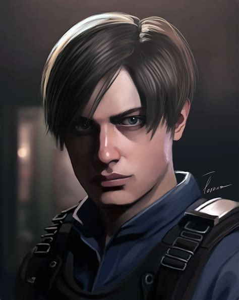 Artstation Leon S Kennedy From Resident Evil 2 Remake