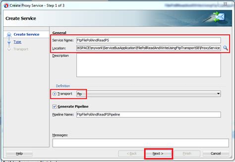 Oracle Osb 12c File Pollingreading And Writing Using Ftp Transport