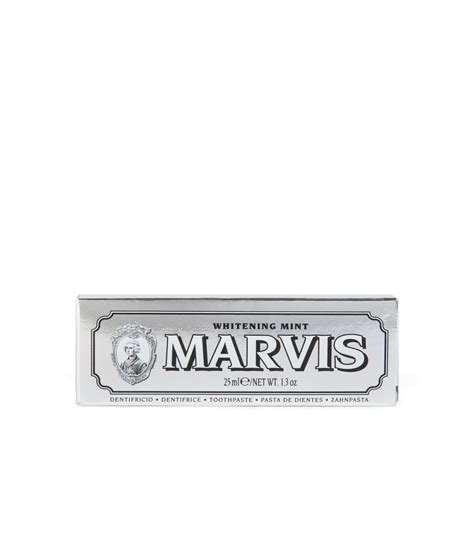 Marvis Travel Toothpaste 25ml Whitening Mint Trunkclothiers
