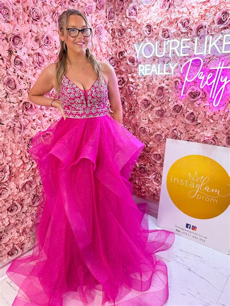 Piper Hot Pink Instaglam Prom