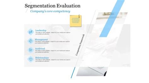 Evaluating Target Market Segments Segmentation Evaluation Analytical