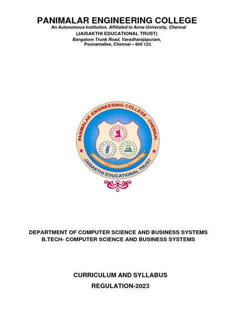 R2023 Csbs Curriculum And Syllabus Pdf Pointer Computer Programming