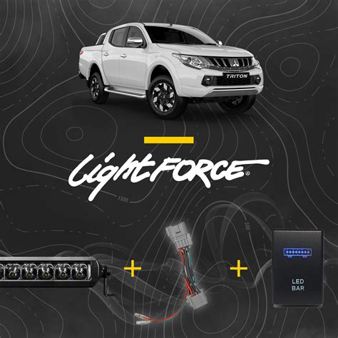 Lightforce Viper 30 Led Light Bar Kit To Suit Mitsubishi Triton Mq