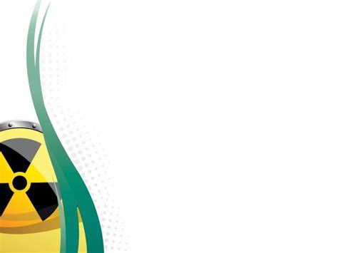 Radiation Radioactivity Powerpoint Templates Business Finance Industrial Yellow Free PPT