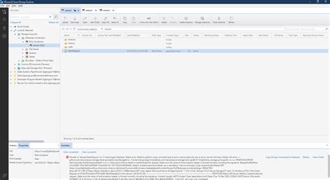 cannot download a file using container level sas uri · issue 2703